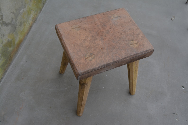 Primitive Handmade Stool Rustic Farmhouse Seat Rustic - Etsy