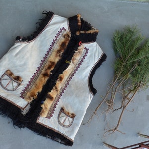 Antique Ukrainian vest Traditional Ukrainian sleeveless | Etsy