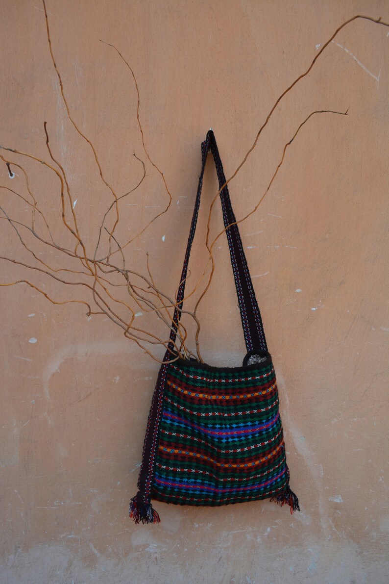 Handwoven Wool Shoulder Bag Vintage Handwoven Wool Bag - Etsy