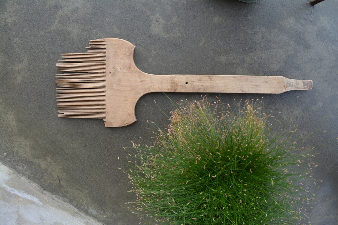 Antique Wool Comb 1930ies - Wool Carder - Primitives Rustic Decor ...