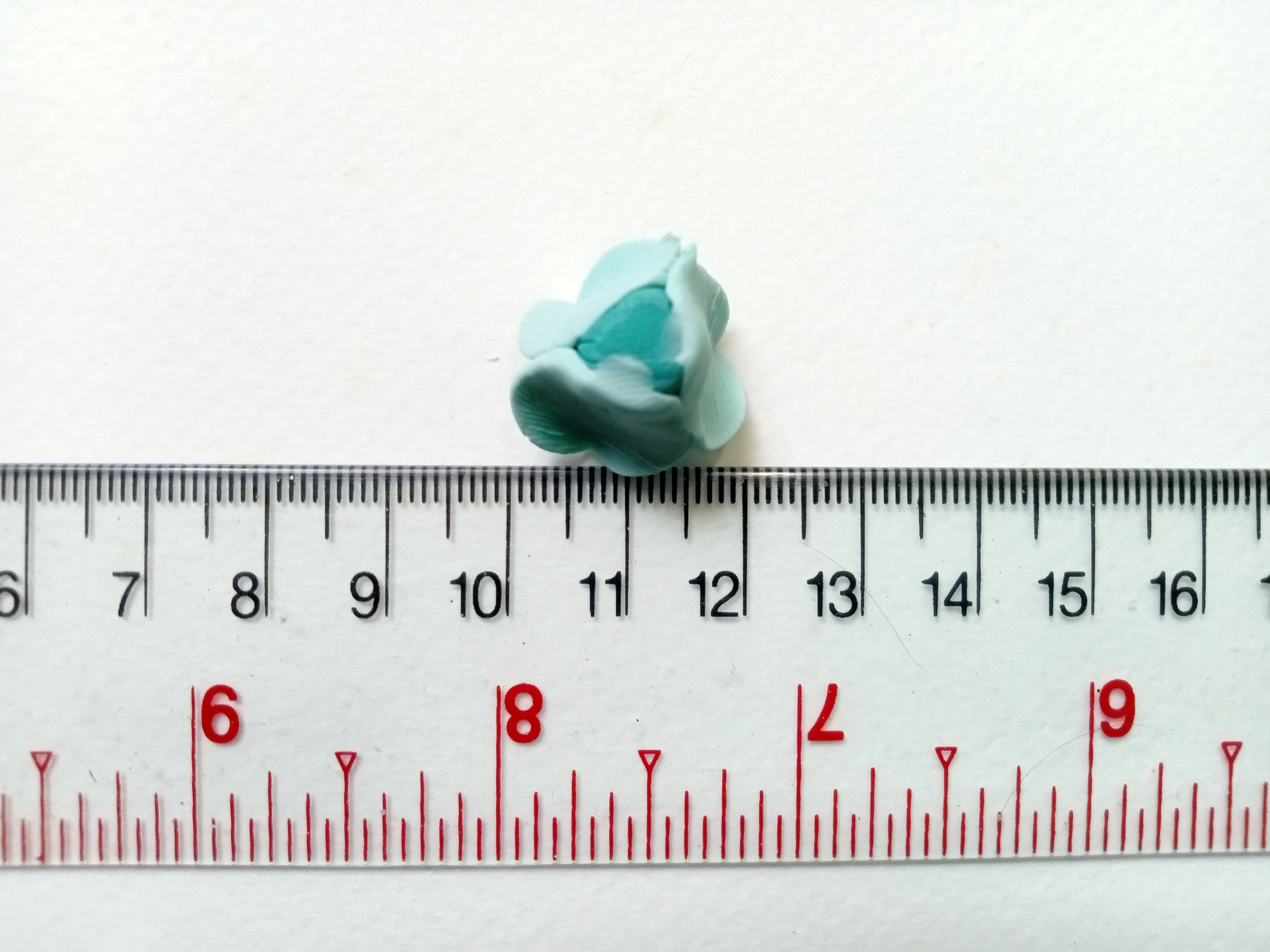 6 EARTHTONE ROSE CABOCHON, Earth Tone Roses, Handmade Clay Rose, Tiny ...