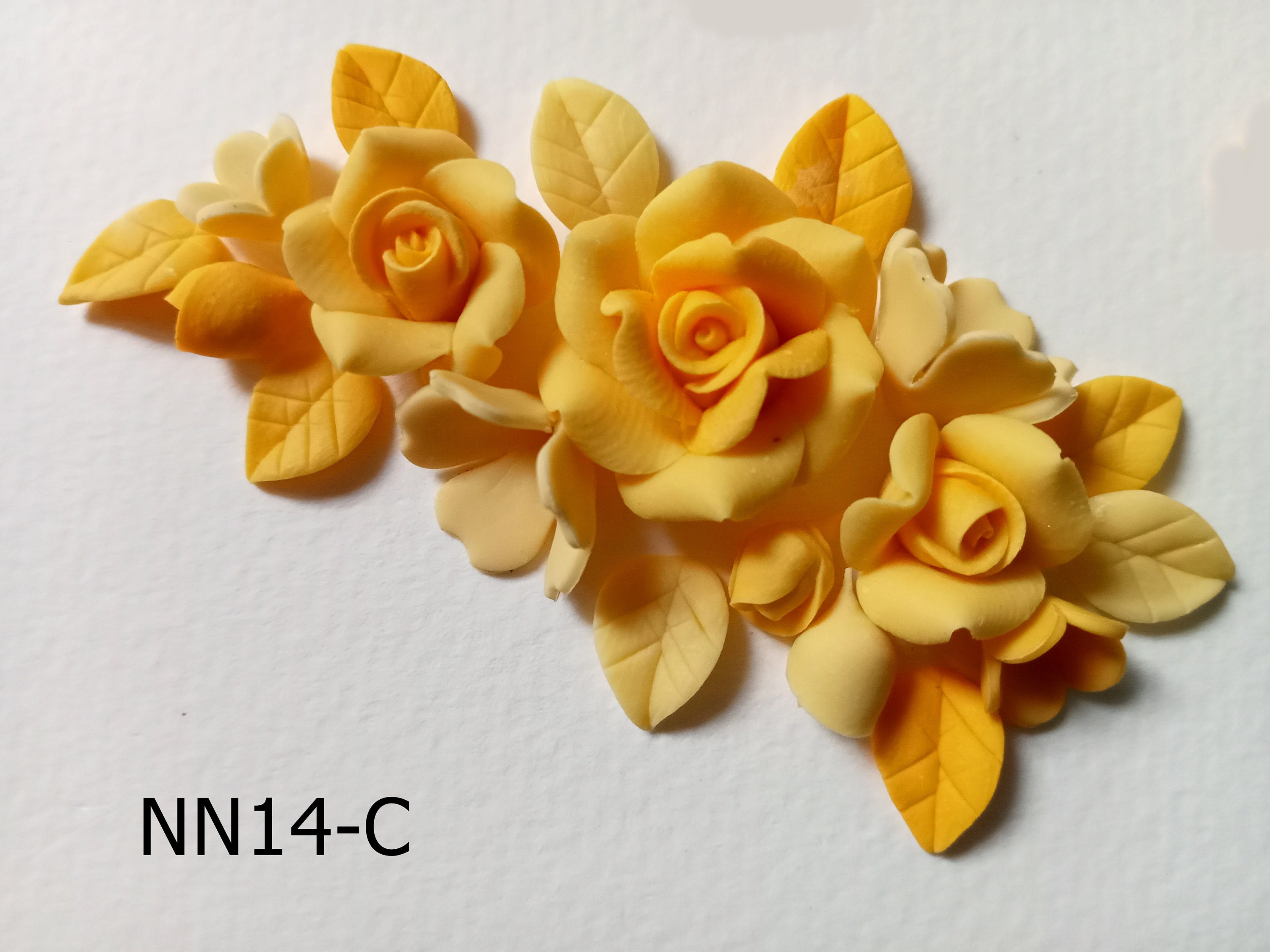 DIY ROSE SET, Rose Set, Cold Porcelain Rose, Handmade Rose Set, Jewelry ...