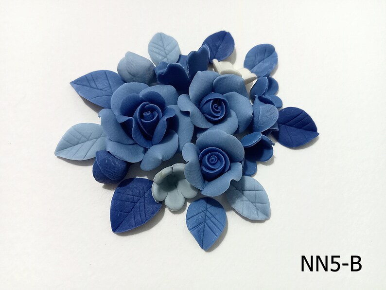 DIY ROSE SET, Rose Set, Cold Porcelain Rose, Handmade Rose Set, Jewelry ...