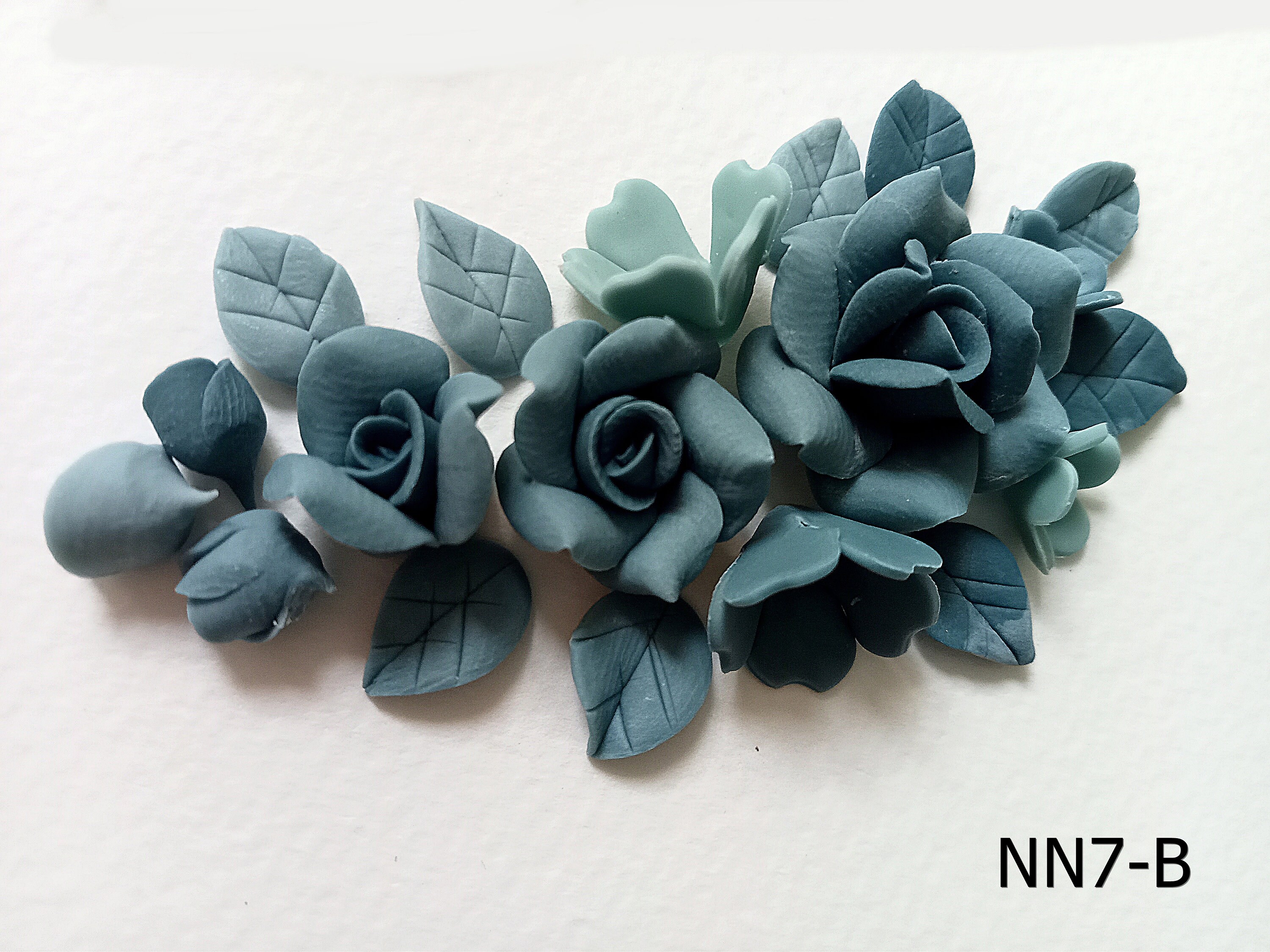 DIY ROSE SET, Rose Set, Cold Porcelain Rose, Handmade Rose Set, Jewelry ...