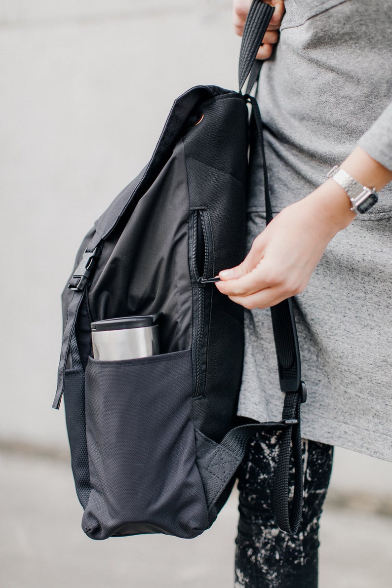 Backpack _ COLLAGE BLACK - Etsy