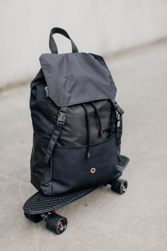 Backpack _ COLLAGE BLACK - Etsy