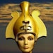 OSIRIS GOLD HEADDRESS, Unisex, Egyptian Crown, Burning Man, Halloween ...