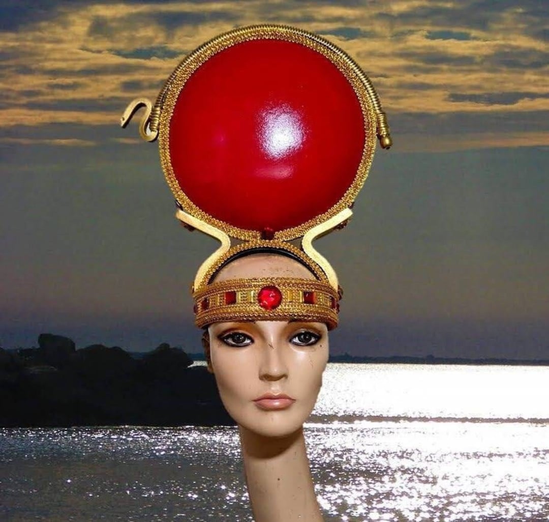 Sekhmet Solar Disk, Egyptian Headpiece, Egyptian Crown, Egyptian ...
