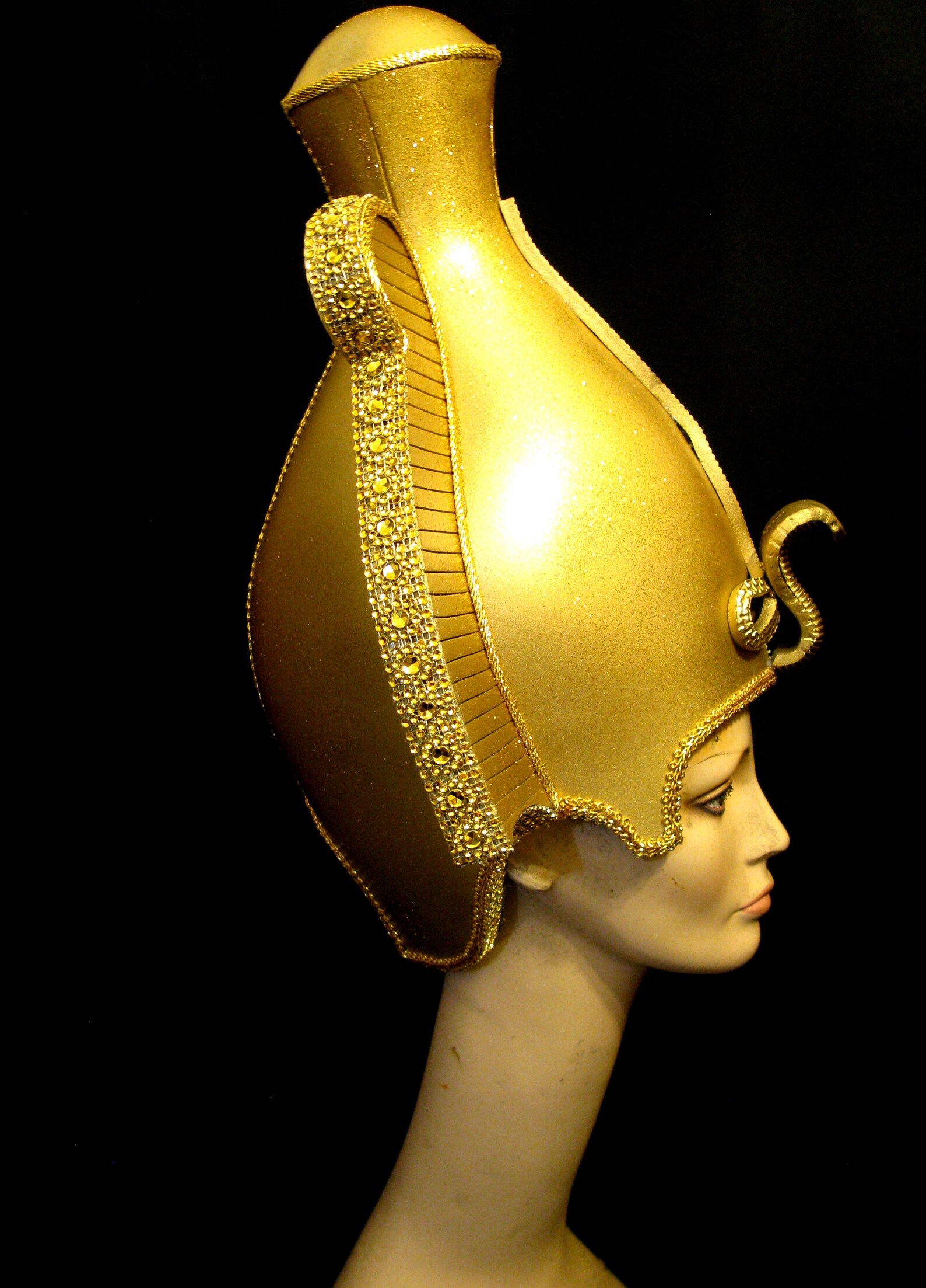 OSIRIS GOLD HEADDRESS Unisex Egyptian Crown Burning Man - Etsy