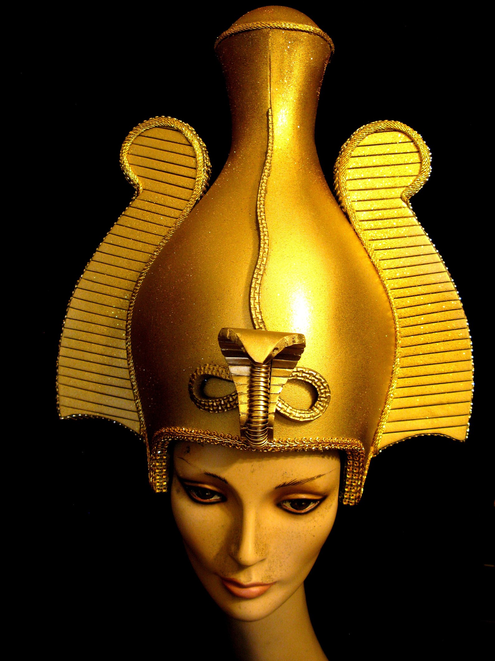 OSIRIS GOLD HEADDRESS Unisex Egyptian Crown Burning Man - Etsy