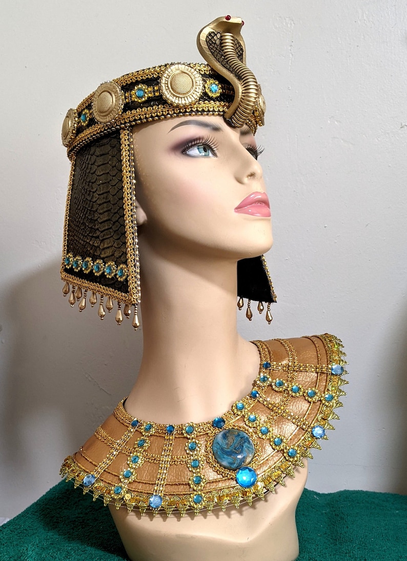 Cleopatra Headpiece, Egyptian Crown, Egyptian Headdress, Halloween ...