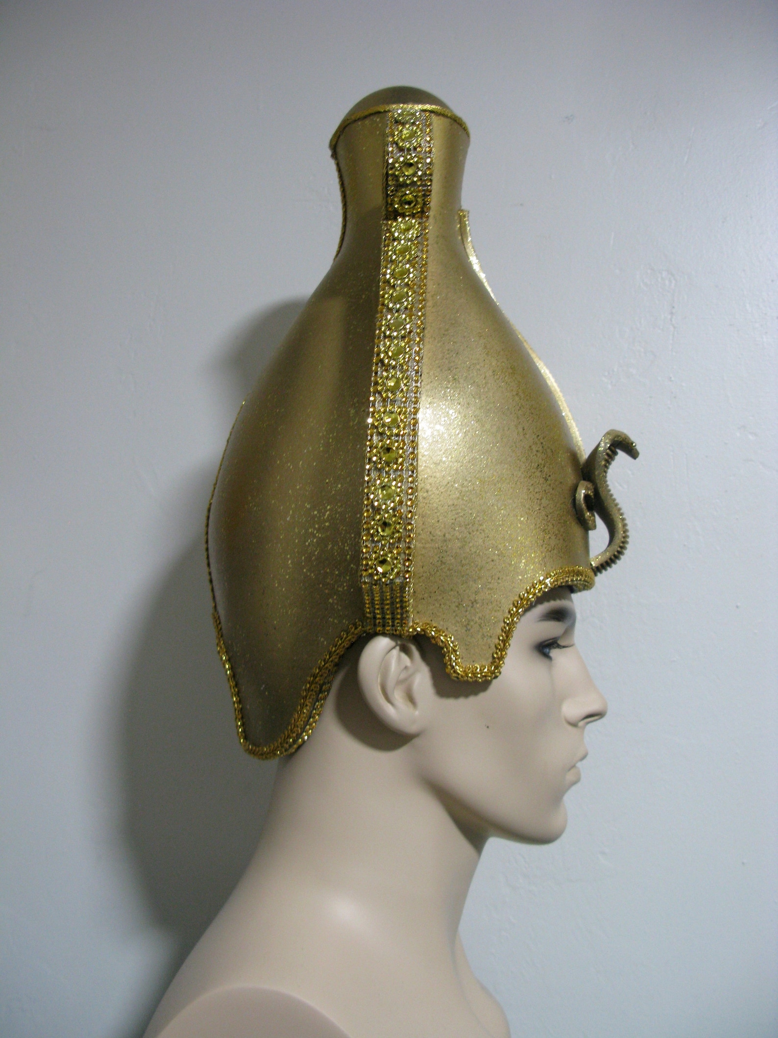 OSIRIS GOLD HEADDRESS Unisex Egyptian Crown Burning Man - Etsy