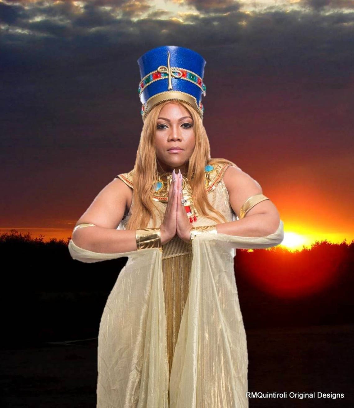 NEFERTITI HEADDRESS. Burning Man Halloween Costume Rave | Etsy