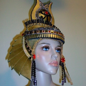 Cleopatra Style Headdress, Egyptian Headdress, Burning Man, Fantasy ...