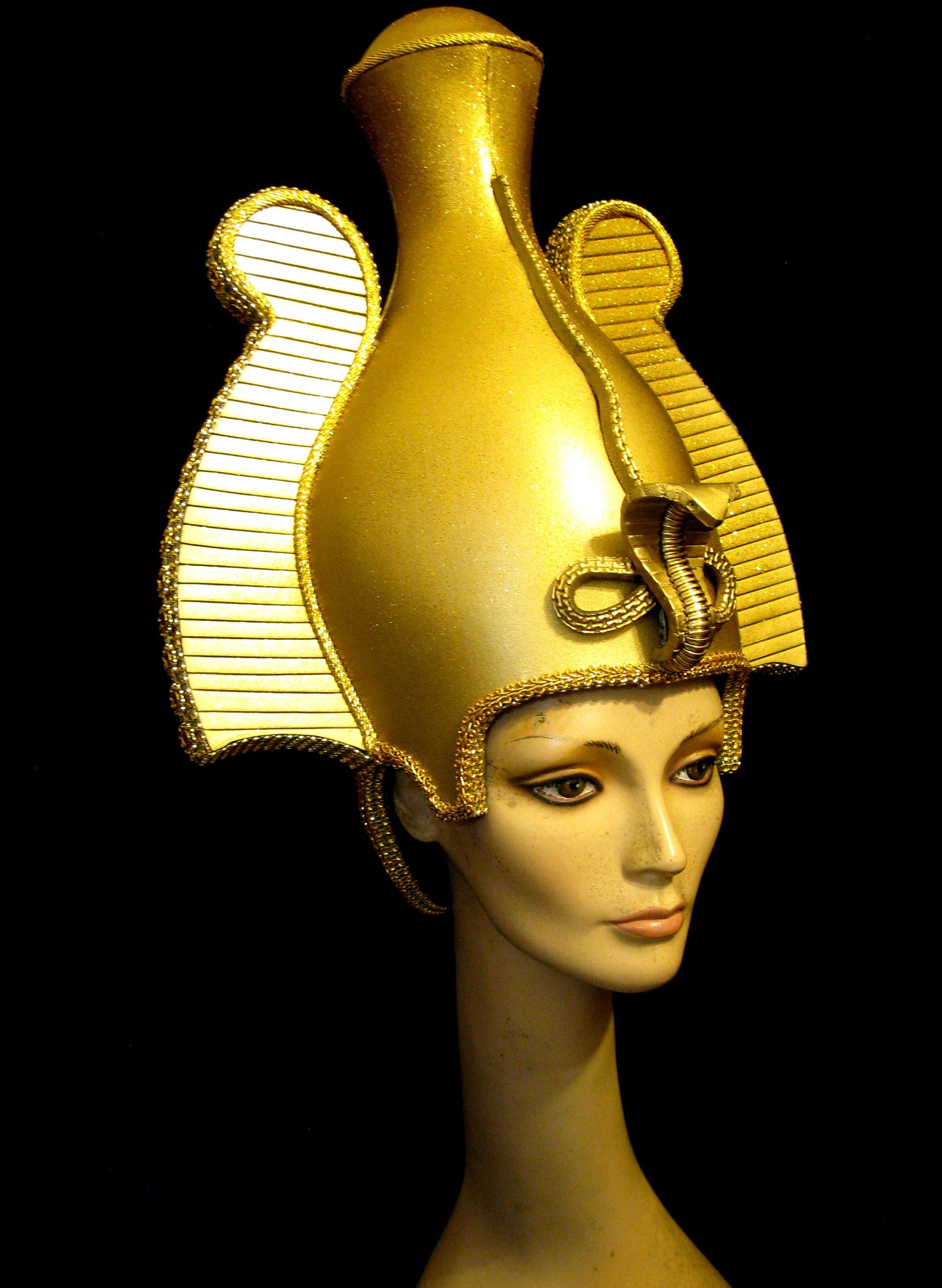 OSIRIS GOLD HEADDRESS Unisex Egyptian Crown Burning Man - Etsy