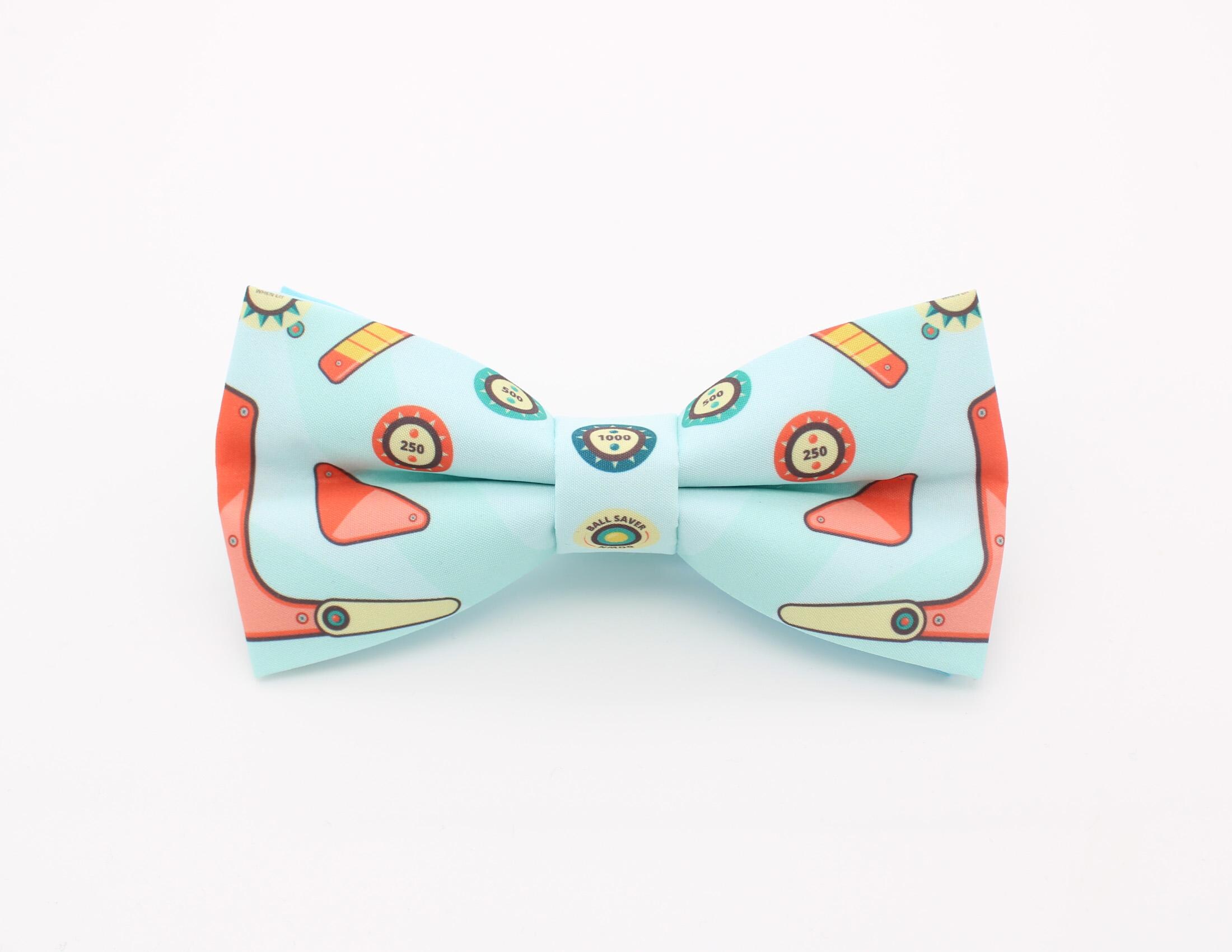 Blue Pinball Bowtie - Retro Gamer Gift | Arcade Gamer Bowtie | Handmade ...