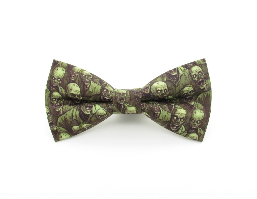 Zombie Bowtie - Green Evil Zombies | Brain Eater | Undead Monsters ...