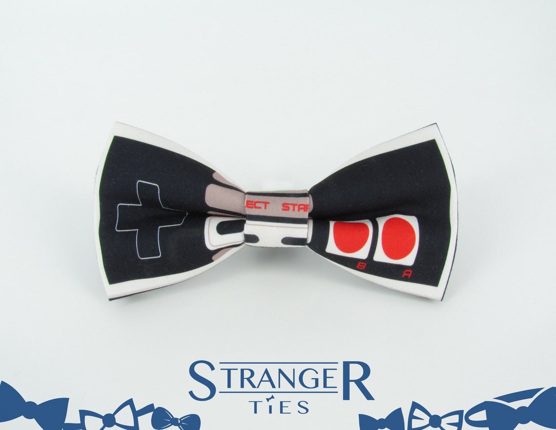 Retro Gamer Themed Bowtie Game Controller Mens Bowties - Etsy