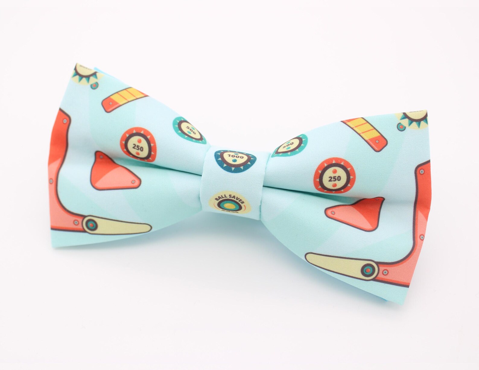 Blue Pinball Bowtie - Retro Gamer Gift | Arcade Gamer Bowtie | Handmade ...