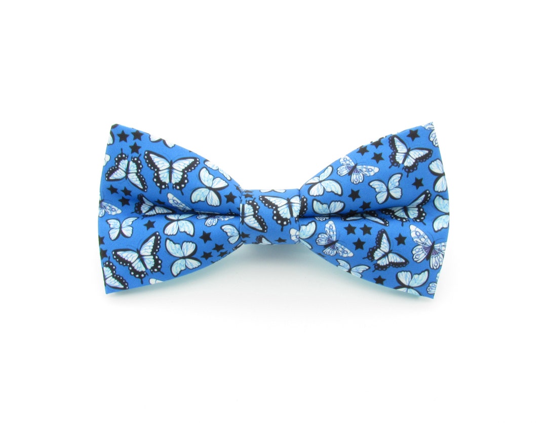 Blue Butterfly Bowtie Set - Butterflies Bowties | Star Bowties ...