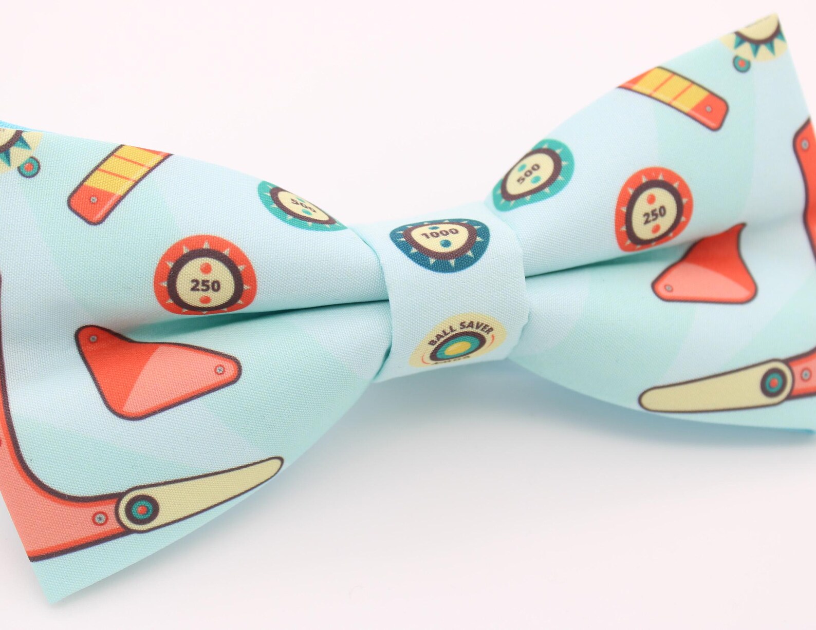 Blue Pinball Bowtie - Retro Gamer Gift | Arcade Gamer Bowtie | Handmade ...