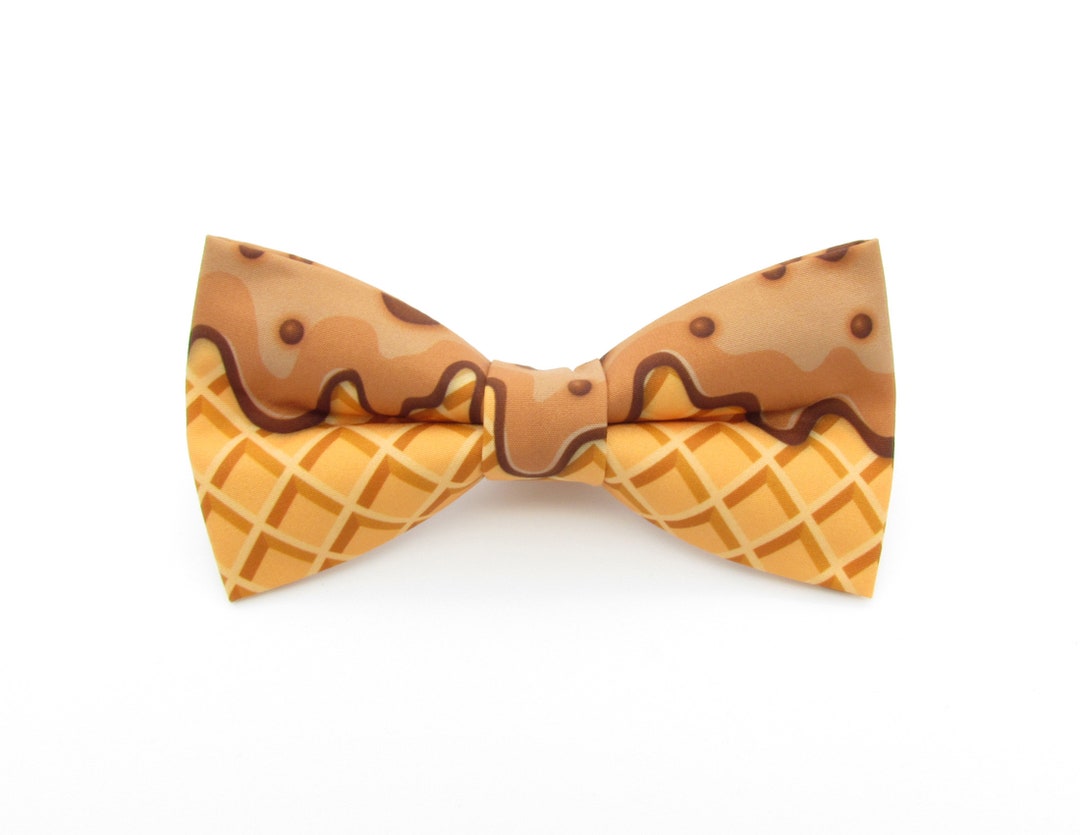 Chocolate Ice Cream Cone Bowtie - 99 Ice-cream | Men's Bowties | Quirky ...