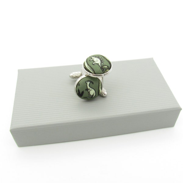 Green Cufflinks - Etsy