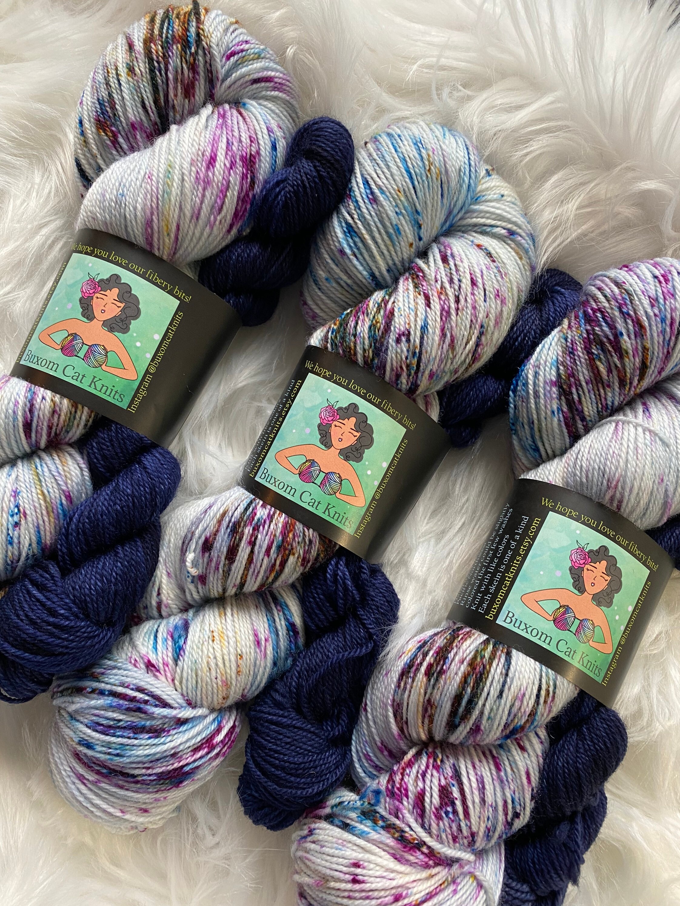 Mountain Top Sonsy Sock Yarn Set / Indie Dyed / Hand Dyed