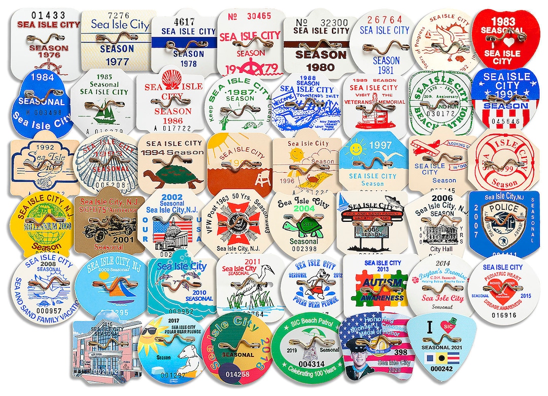 Beach Tags of Sea Isle City, NJ. (902) - Etsy