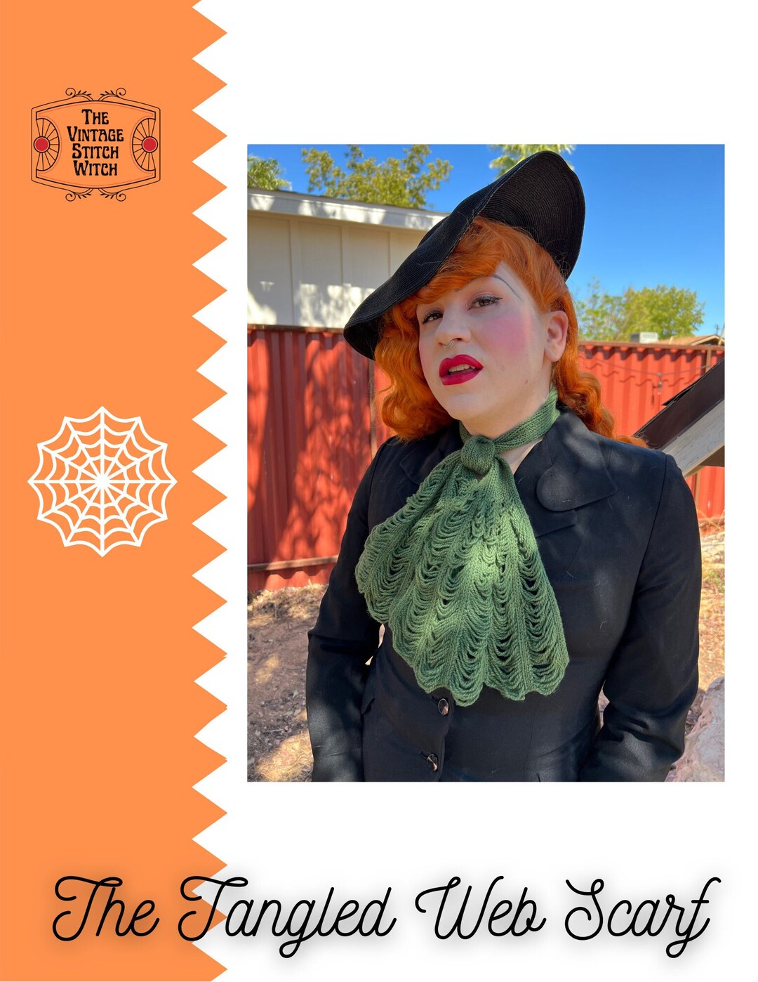 1940s Tangled Web Scarf- Vintage Spiderweb Scarf - Etsy
