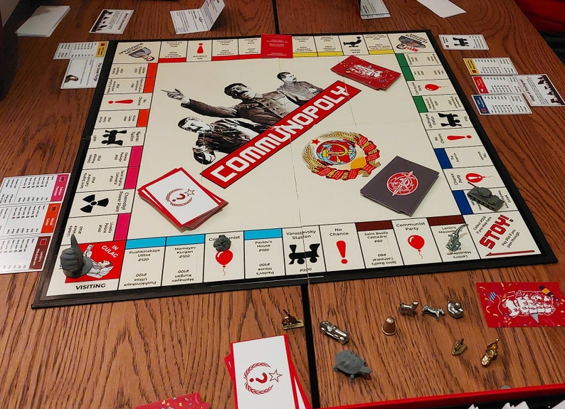 Communopoly Digital Files Pack - Can You Survive Monopoly Run by Stalin? • Custom Monopoly ...