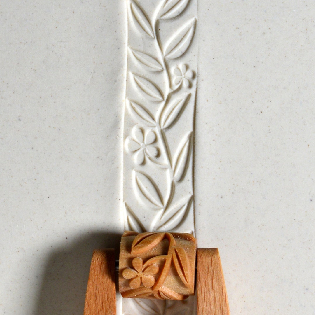 MRX-001 Mini Pottery Roller 2 Cm - Flower Vine - Etsy