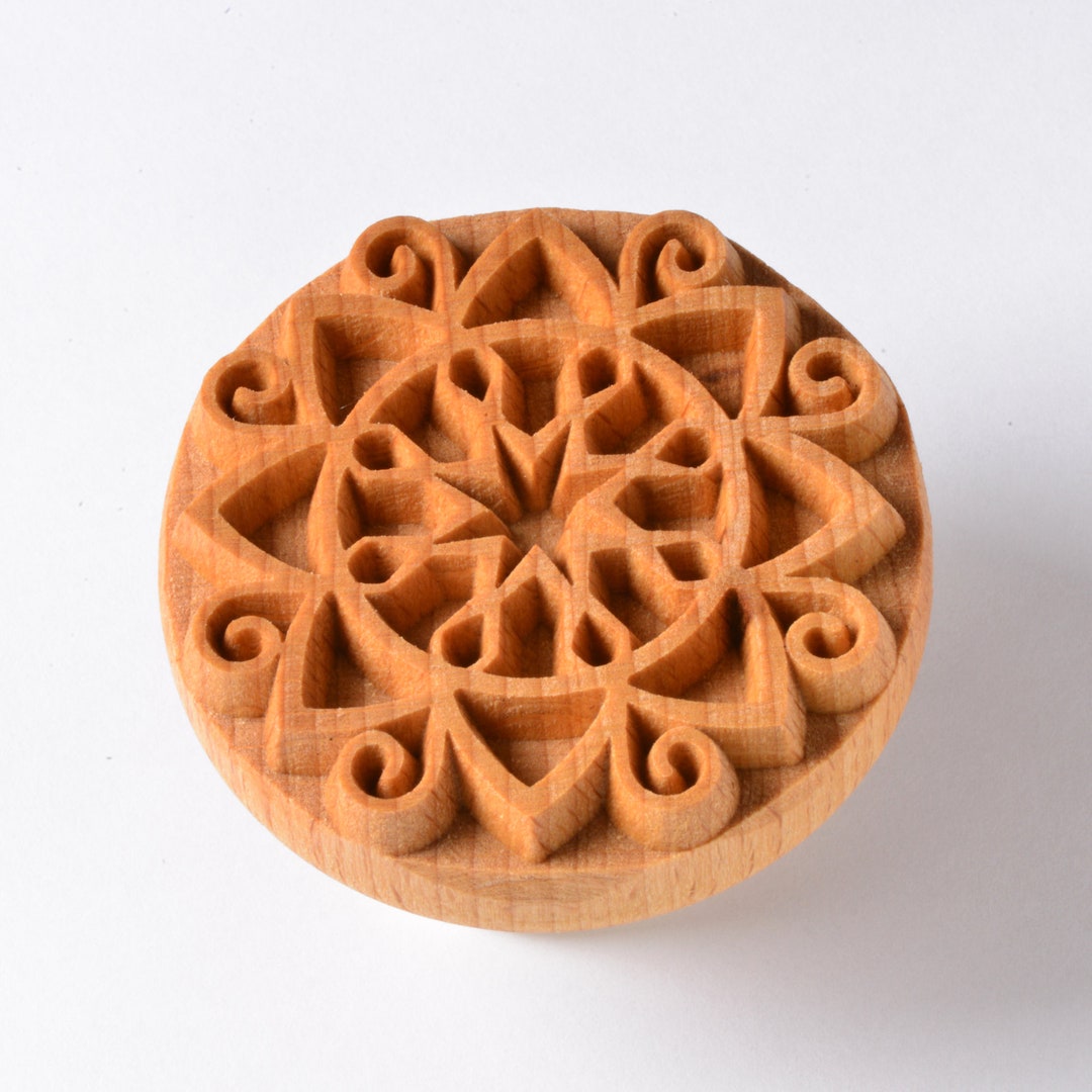 Scxl-031 Extra Large Round Stamp - Holiday Star - Etsy