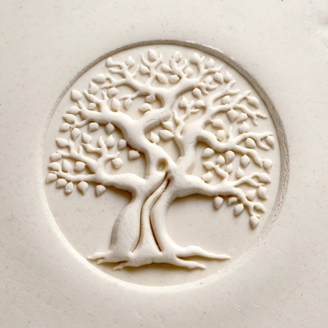 Scxl-007 Extra Large Round Stamp Old Tree | Etsy