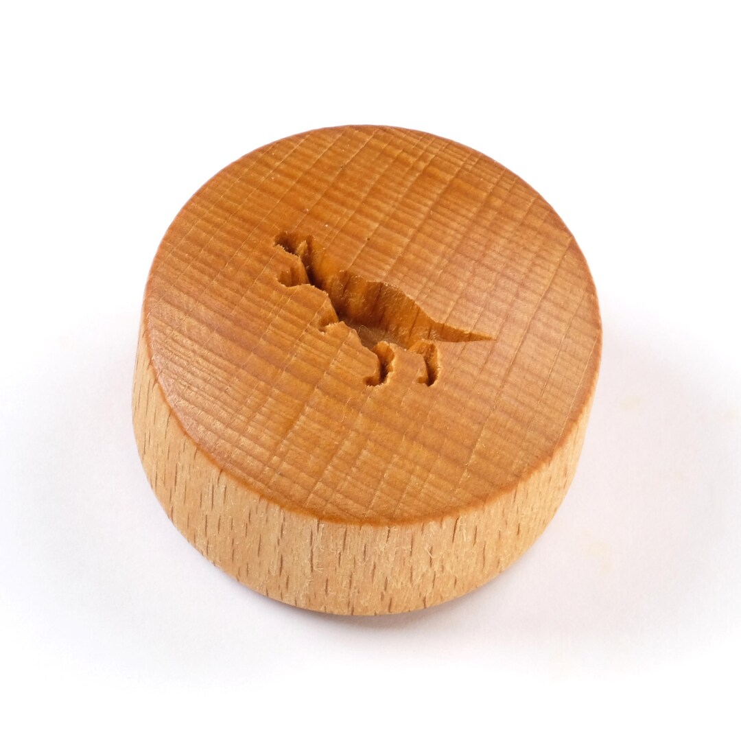 CT-042 Curve Top Stamp - T-rex Dinosaur - Etsy