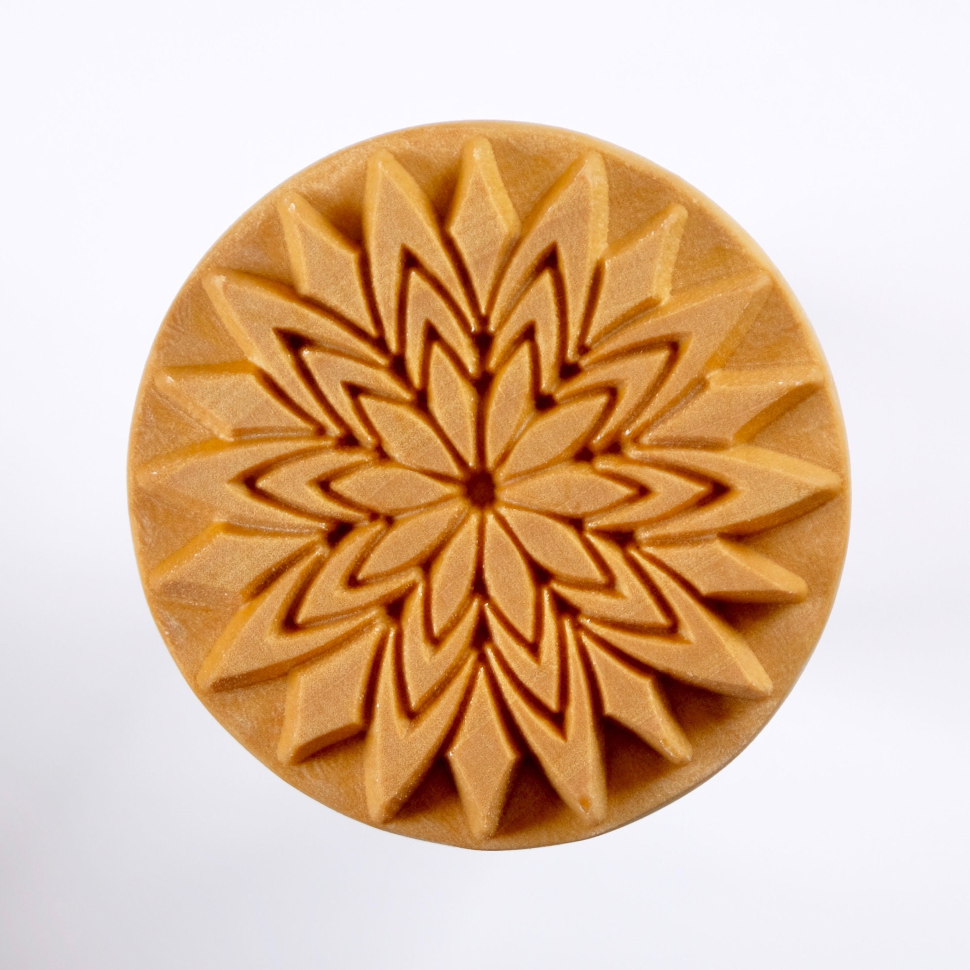 Scxl-001 Extra Large Round Stamp Fancy Lotus | Etsy