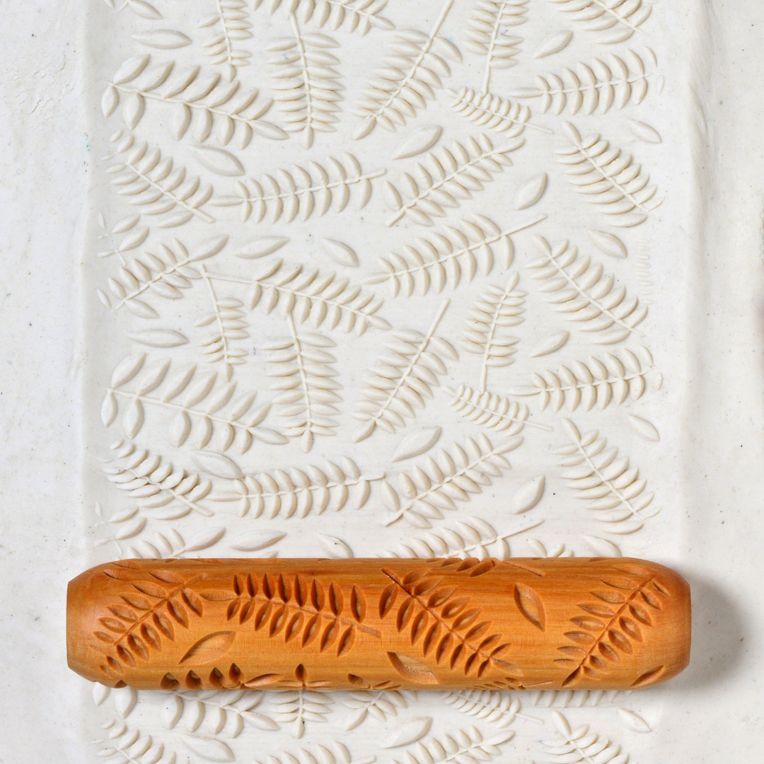 BHR-004 Big Pottery Hand Roller - Ferns - Etsy