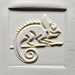 Ssl-096 Large Square Stamp Chameleon - Etsy