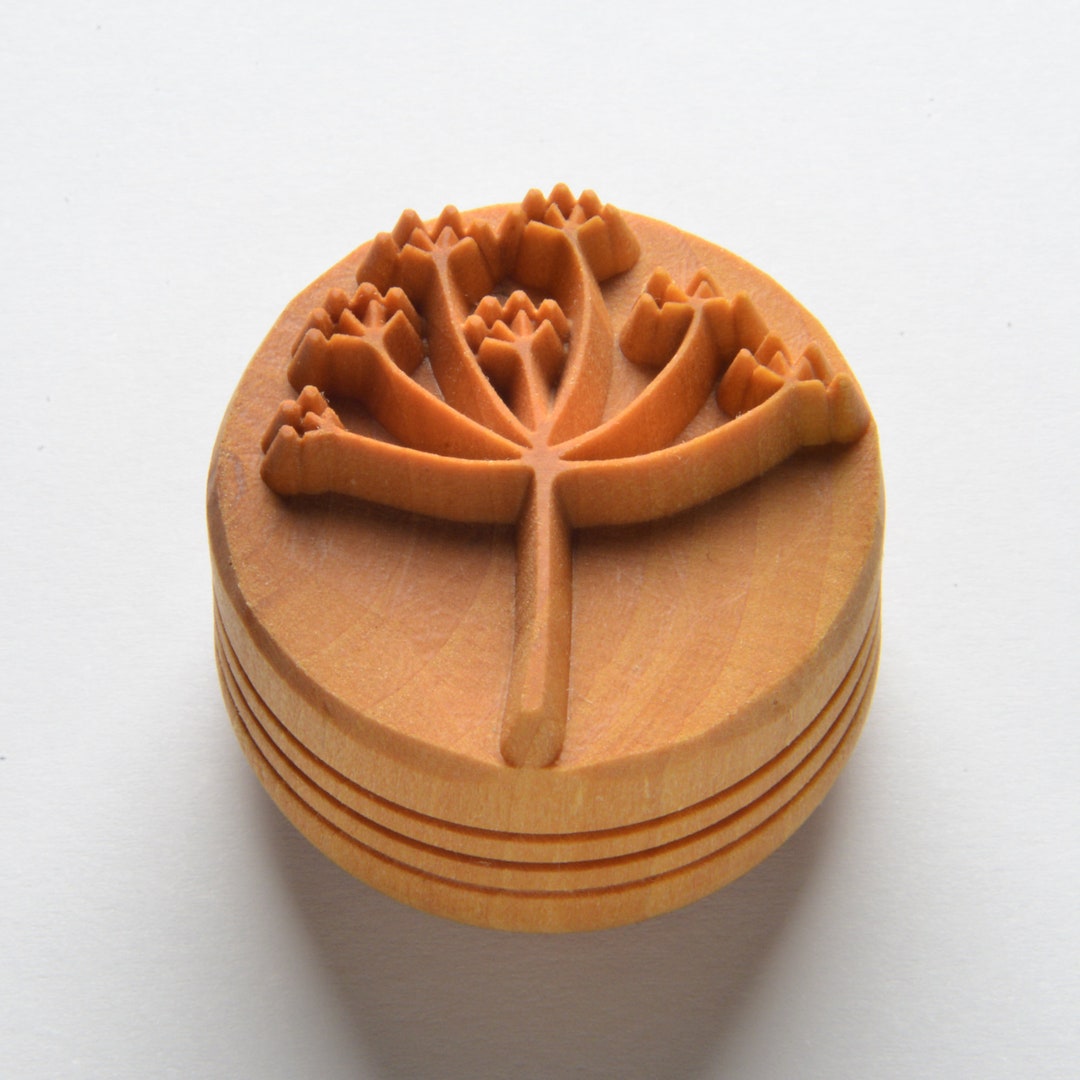 Scl-089 Large Round Stamp - Butterfly Milkweed - Etsy
