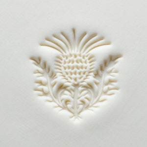 Scl-141 Large Round Stamp - Thistle - Etsy