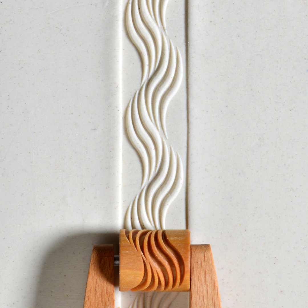 MRX-017 Mini Pottery Roller 2 Cm - Wavy - Etsy