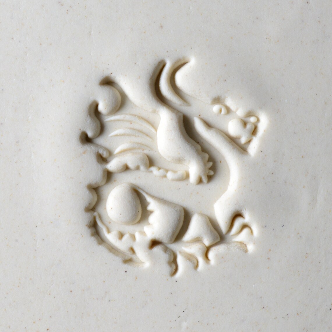 Scl-028 Large Round Stamp Dragon 3 | Etsy