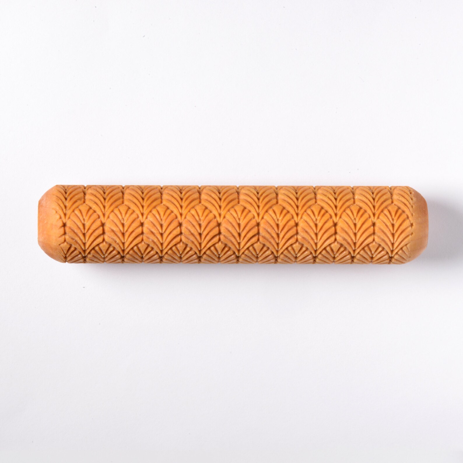 BHR-087 Big Pottery Hand Roller Leaf Pattern - Etsy