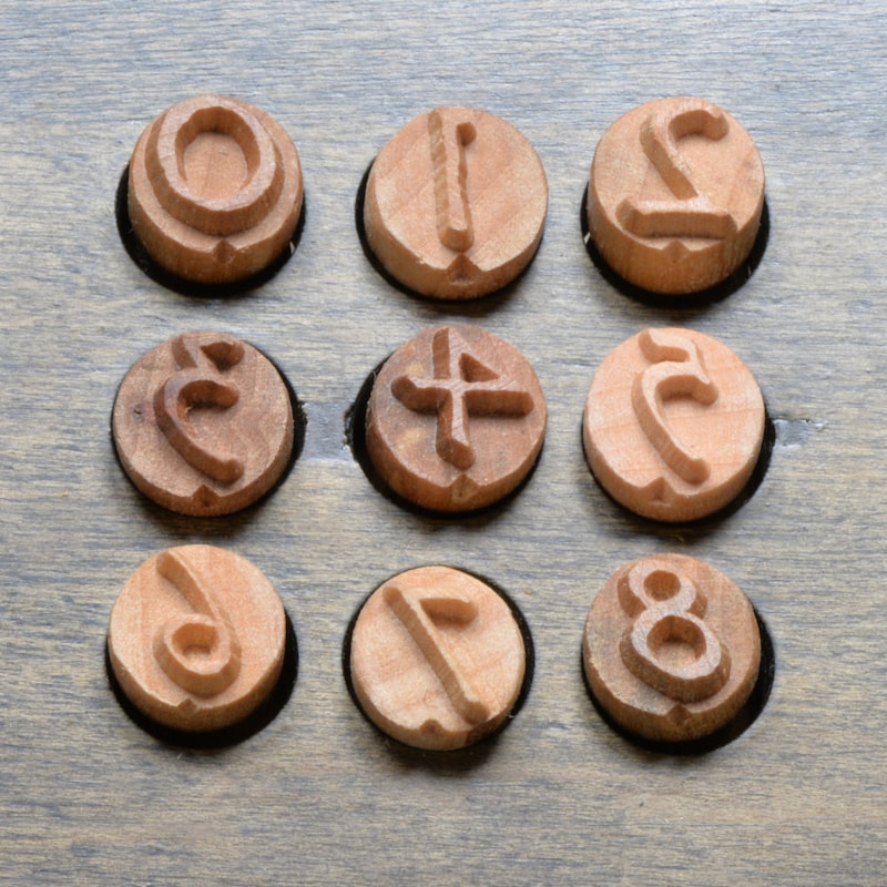 Table Number Stamps - Etsy