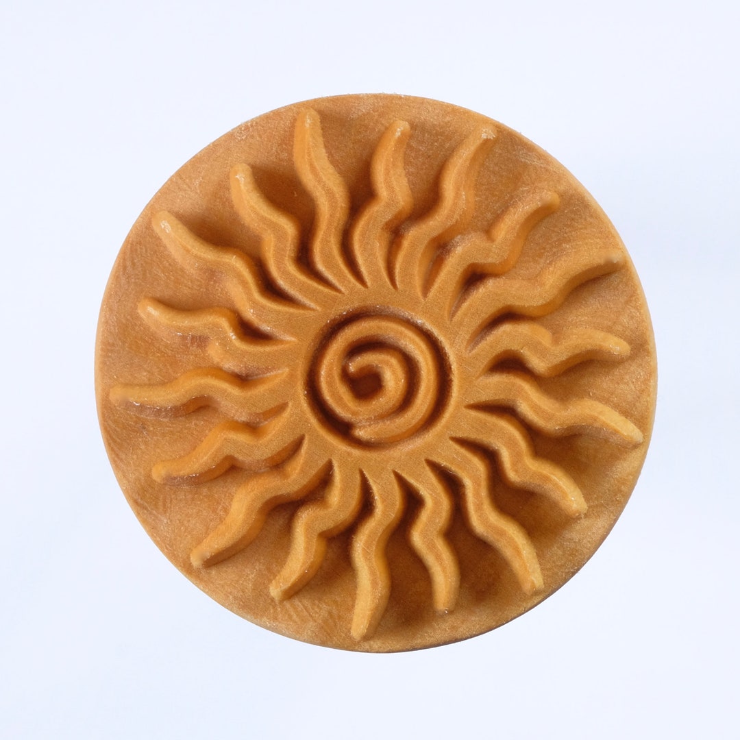 Scxl-019 Extra Large Round Stamp - Spiral Sun - Etsy