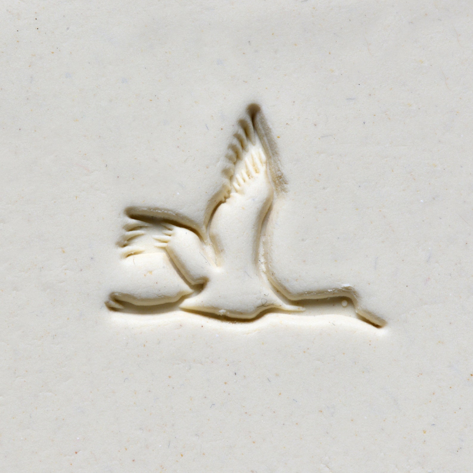 Scl-052 Large Round Stamp Flying Bird - Etsy