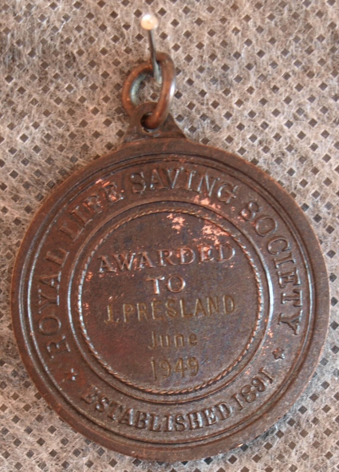Royal Life Saving Society Medal - 1949 - Etsy