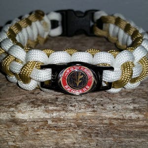1 - Mighty Morphin Power Ranger 550 Paracord Bracelet MMPR - Etsy