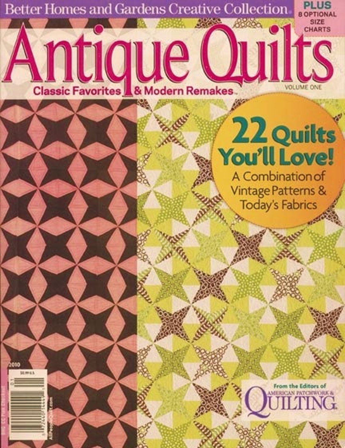 Antique Quilts Magazine, Volume One 2010 - Etsy