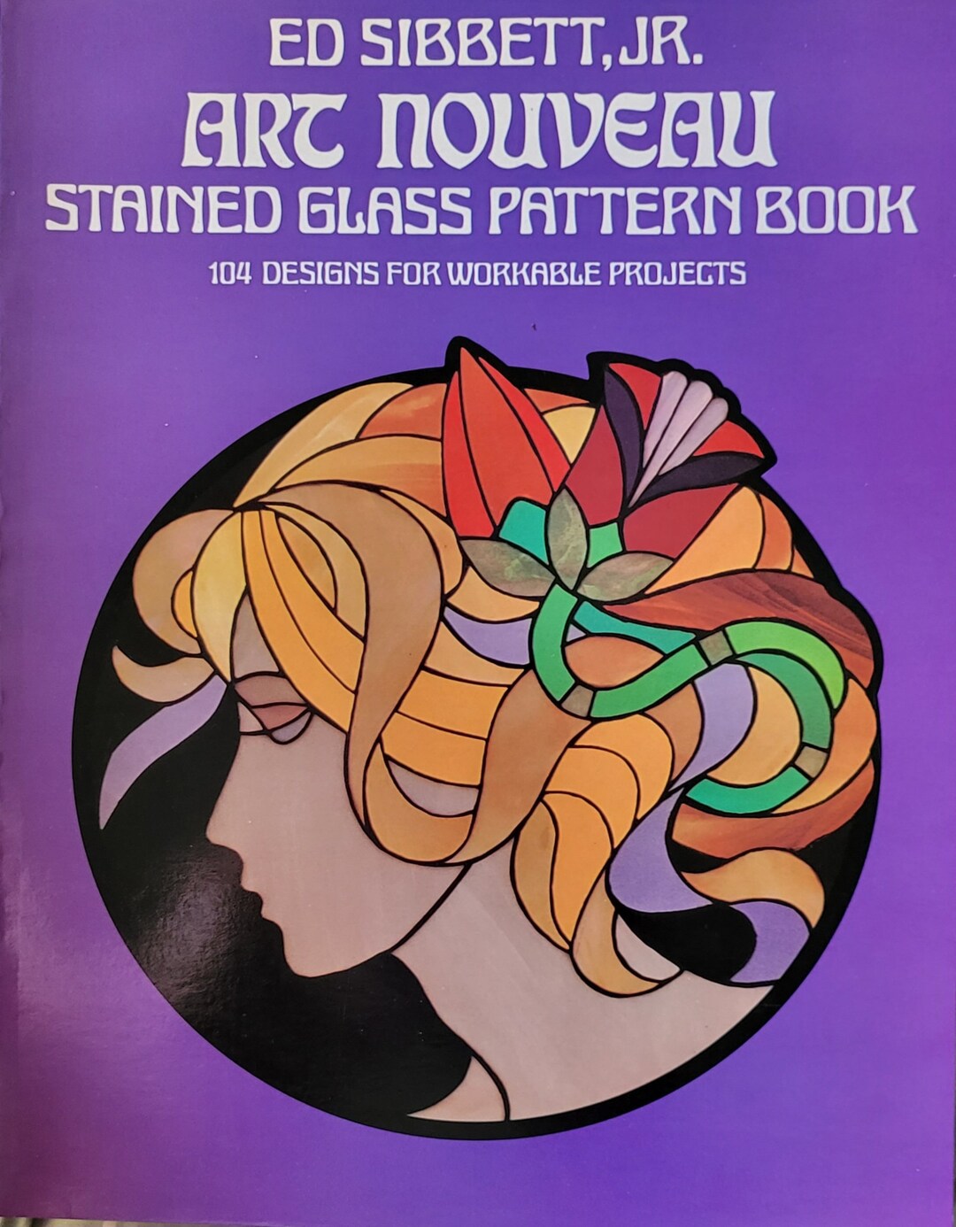 Art Nouveau Stained Glass Pattern Book - Etsy